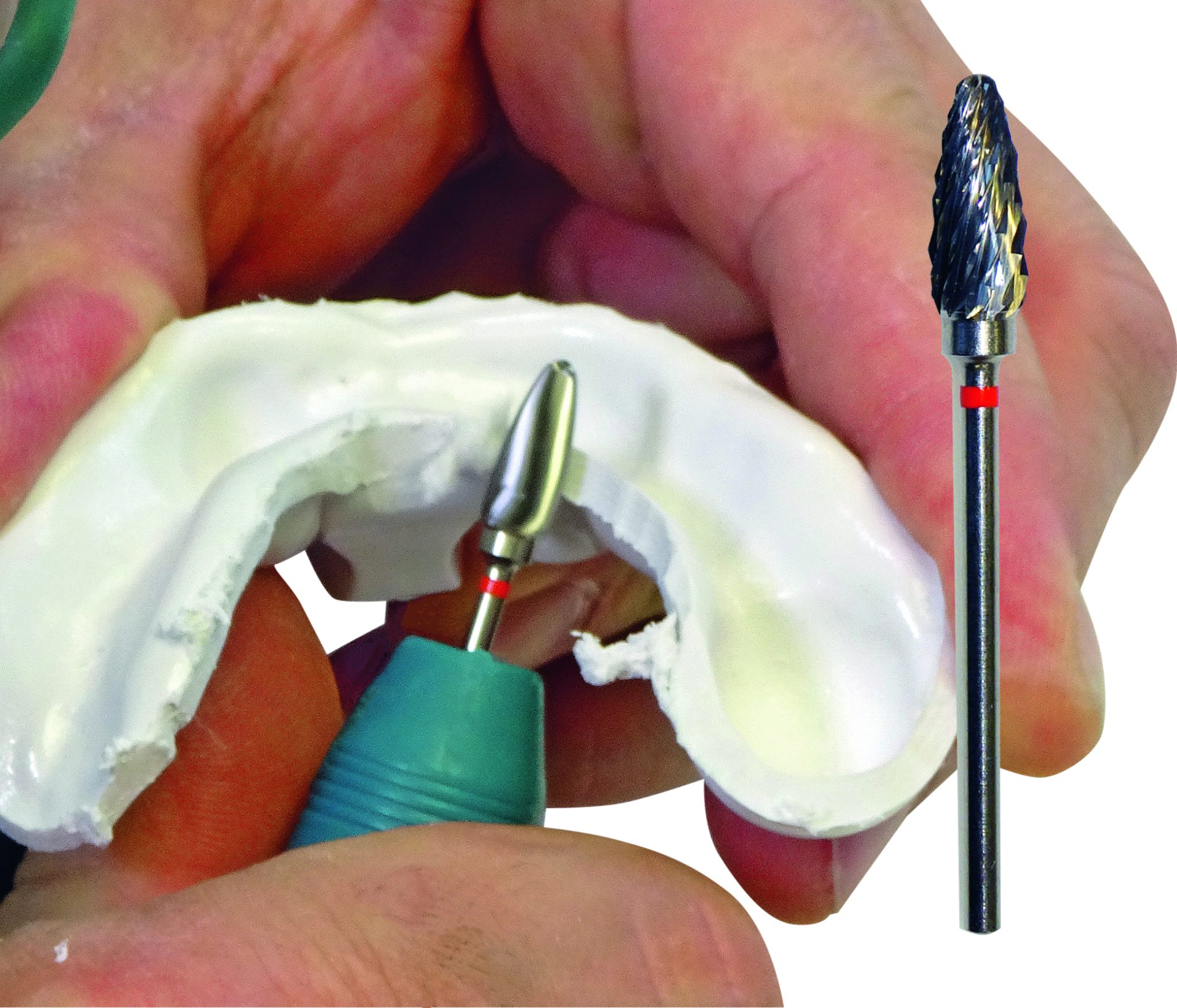 Tungsten Carbide Bur - course crosscut for PLA materials